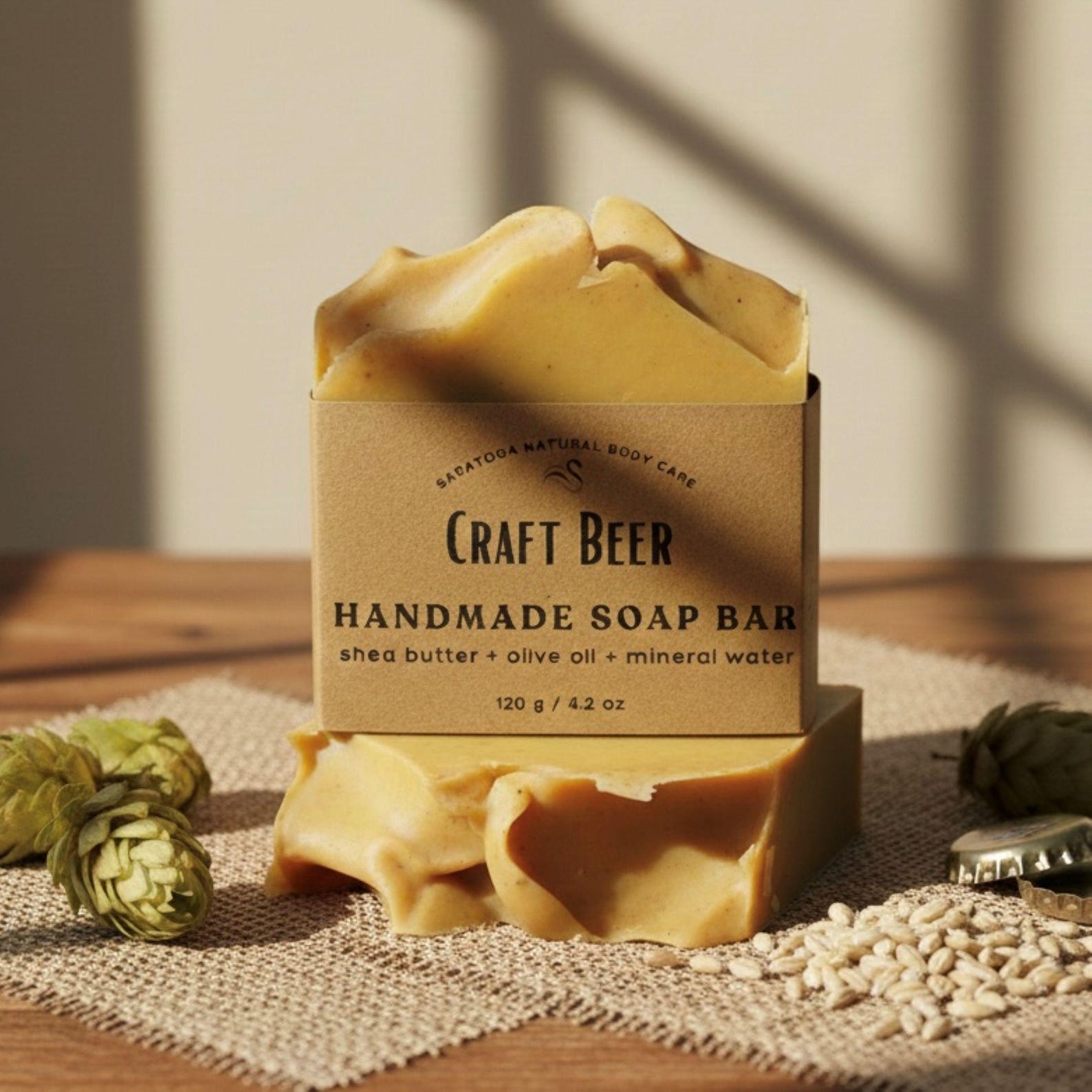 Handmade Craft Beer Soap Bar: Vegan Artisan Soap - Etsy