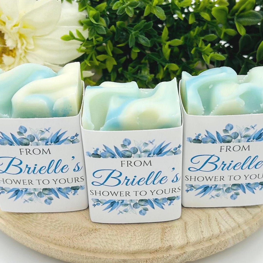 Blue Soap Favors – From My Shower to Yours – Baby Boy Shower, Bridal ...