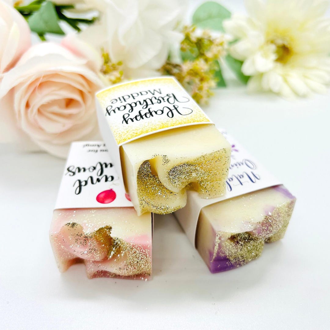 Birthday Party Soap Favors: Personalized Quinceanera, Sweet Sixteen - Etsy