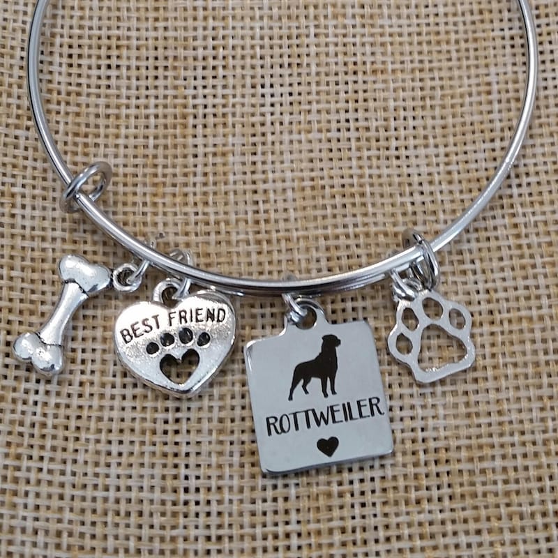 Dog Charm Bracelet - Etsy