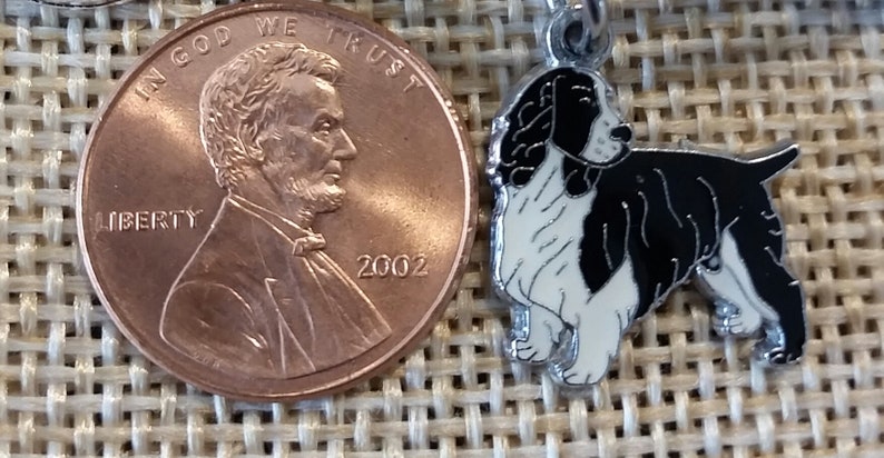 English Springer Spaniel Charm Bangle Bracelet Dog Charm | Etsy