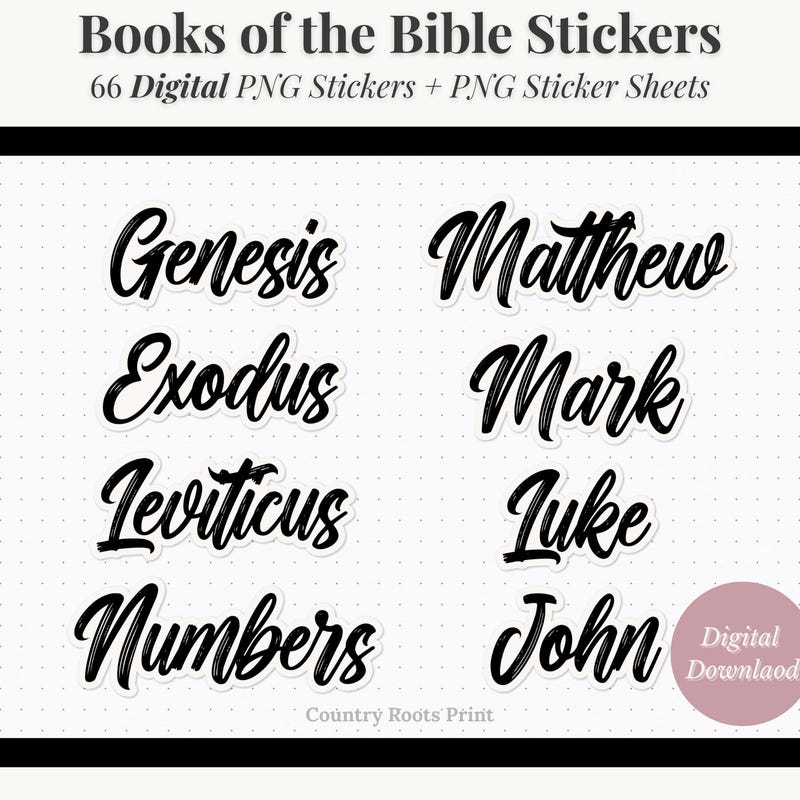 Bible Journal Stickers - Etsy