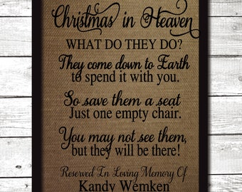 Empty chair poem | Etsy