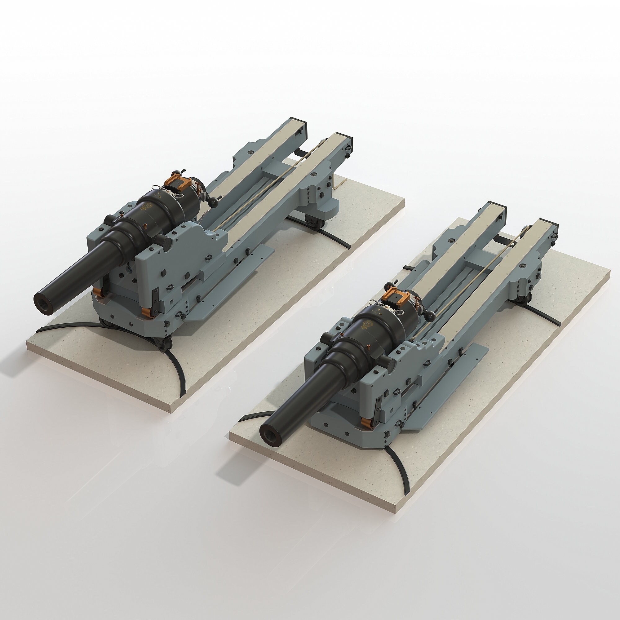 3D MODEL British Armstrong RBL 110-pr 7-inch 82 Cwt Gun on - Etsy Canada