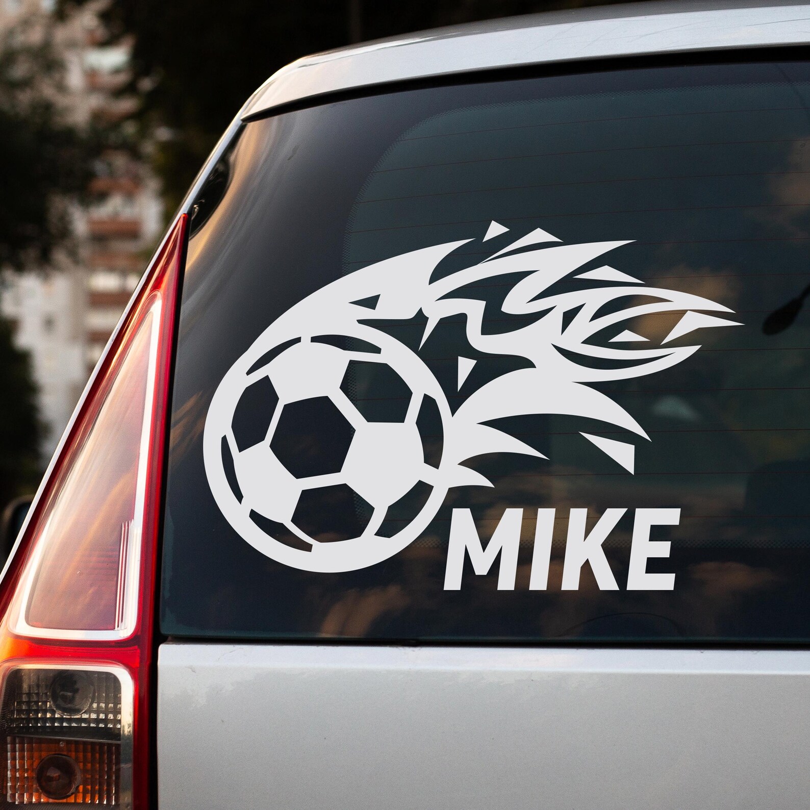 Soccer Car Decals - Car Soccer Decal - Personalized Custom Soccer ...