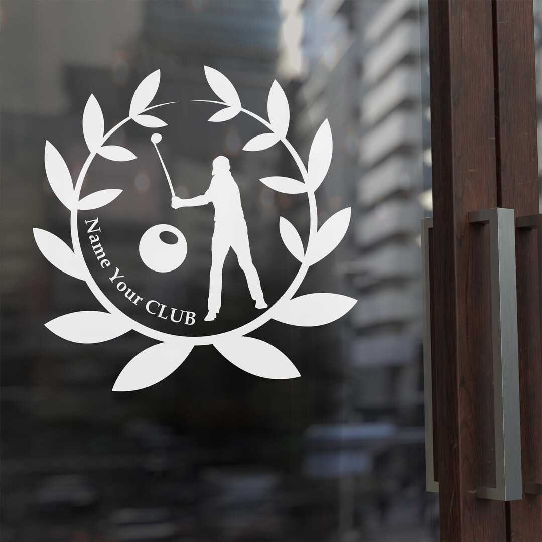 Customized Creative Golf Club Decal With Inscription - Player of Golf ...