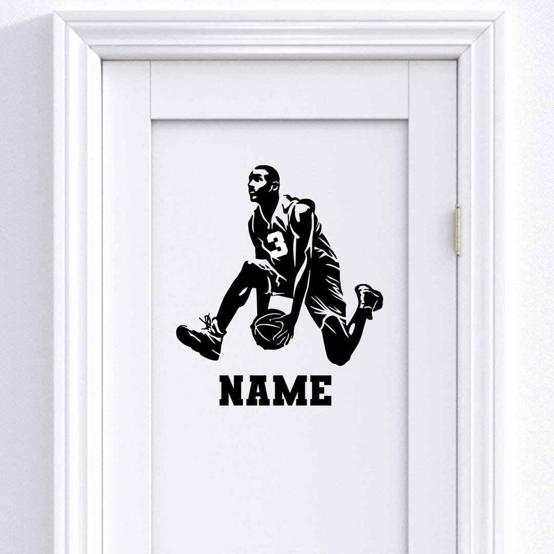 Basketball Wall Sticker - Basketball Wall Sticker - Basketball Decals ...