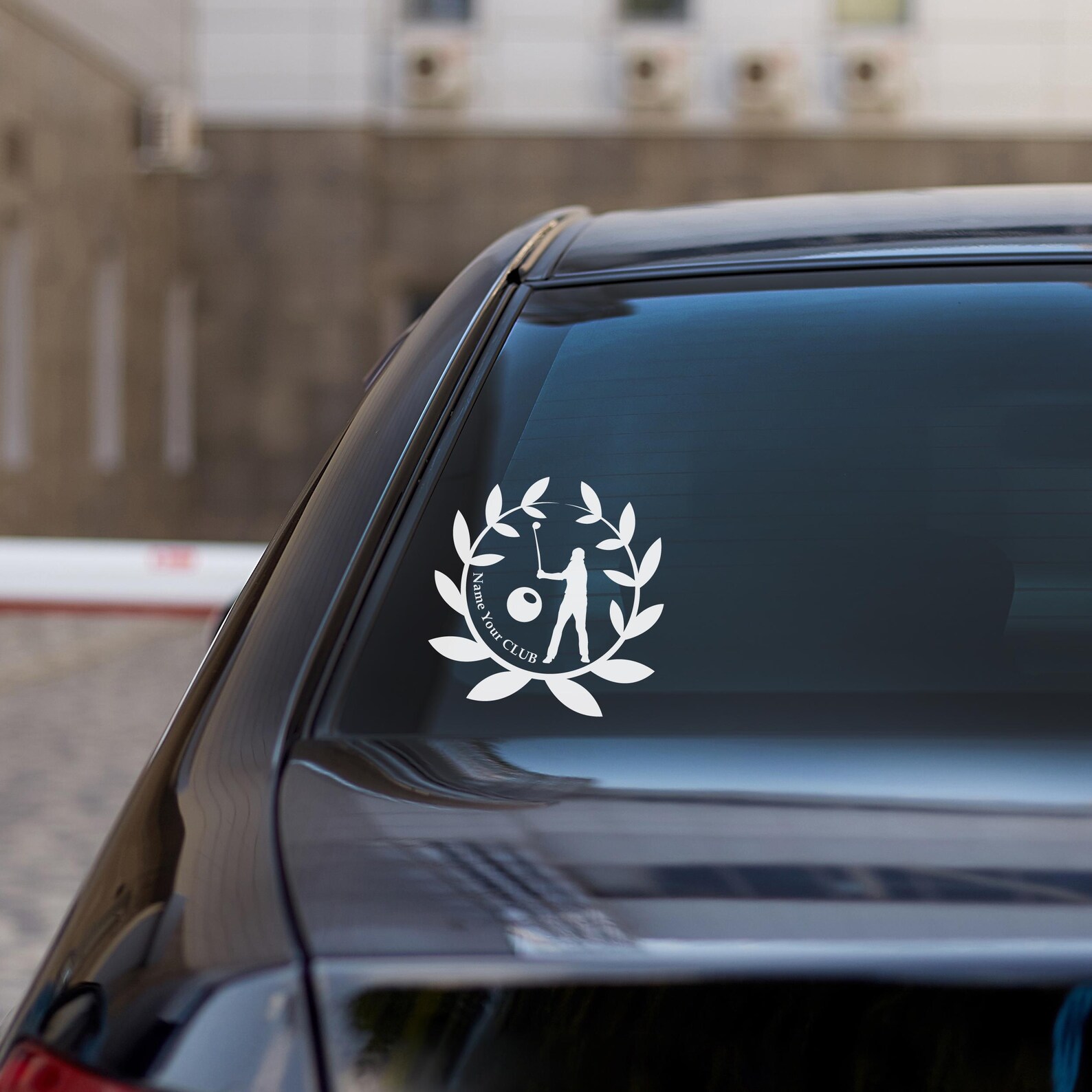 Customized Creative Golf Club Decal With Inscription - Player of Golf ...