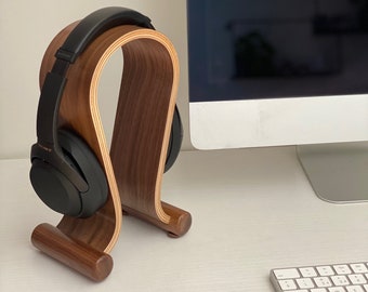 Wood Headphone Stand | Etsy