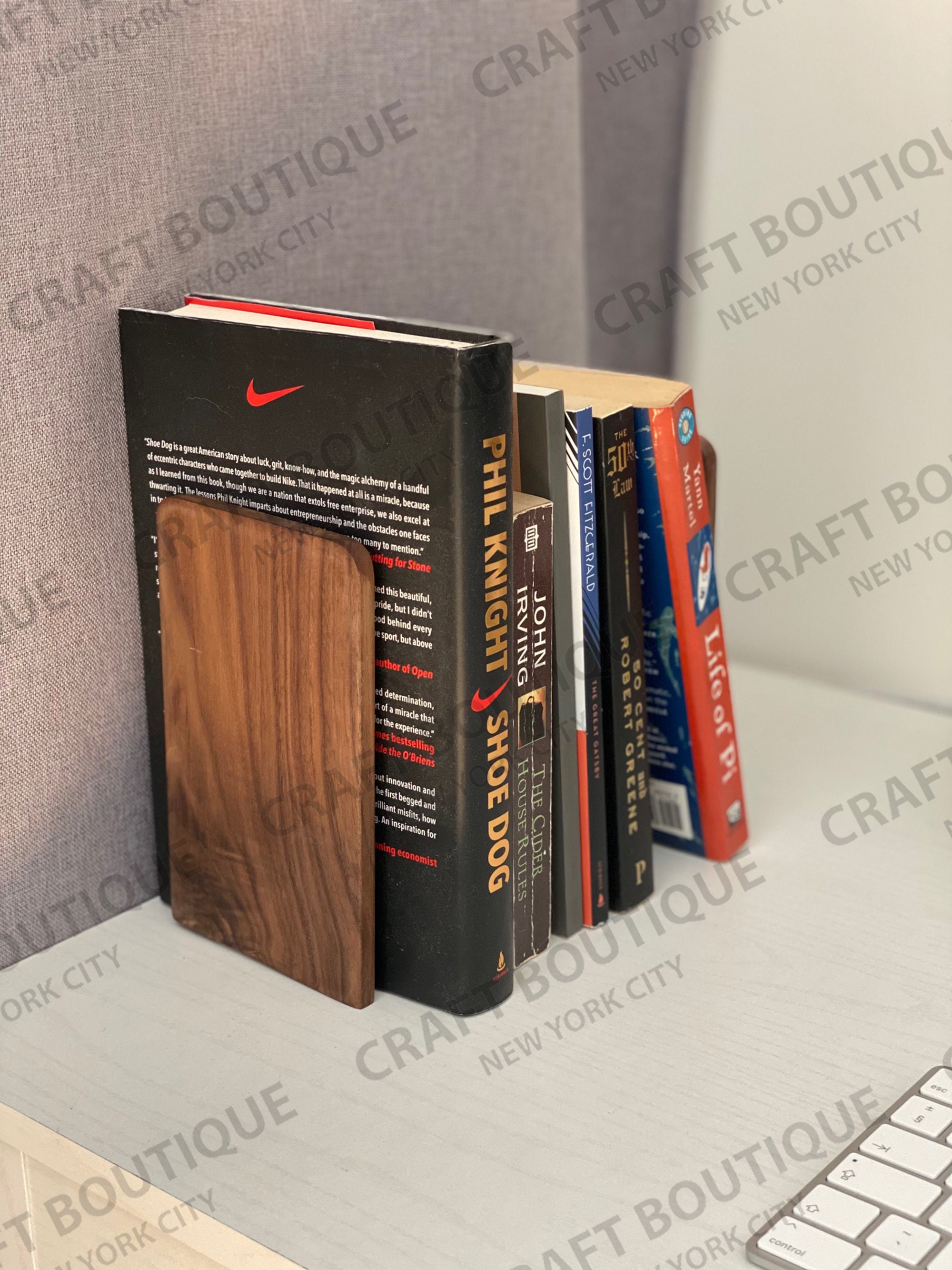 Book Ends 1 Pair Wooden Book Ends for Desks or Shelves - Etsy