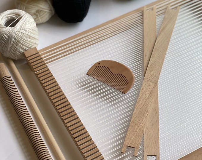 Large Weaving Loom Kit, Tapestry Weave Loom, Lap Heddle Loom Weave Kit ...