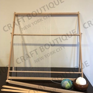 Huge Professional Weaving Loom Kit With Adjustable Stand (89 Cm X 87 Cm ...