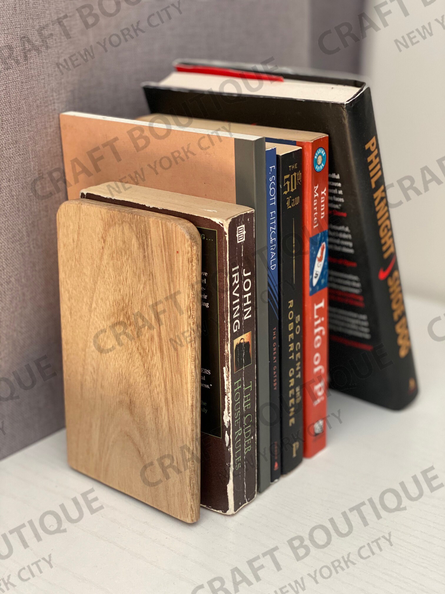 Book Ends 1 Pair Wooden Book Ends for Desks or Shelves - Etsy