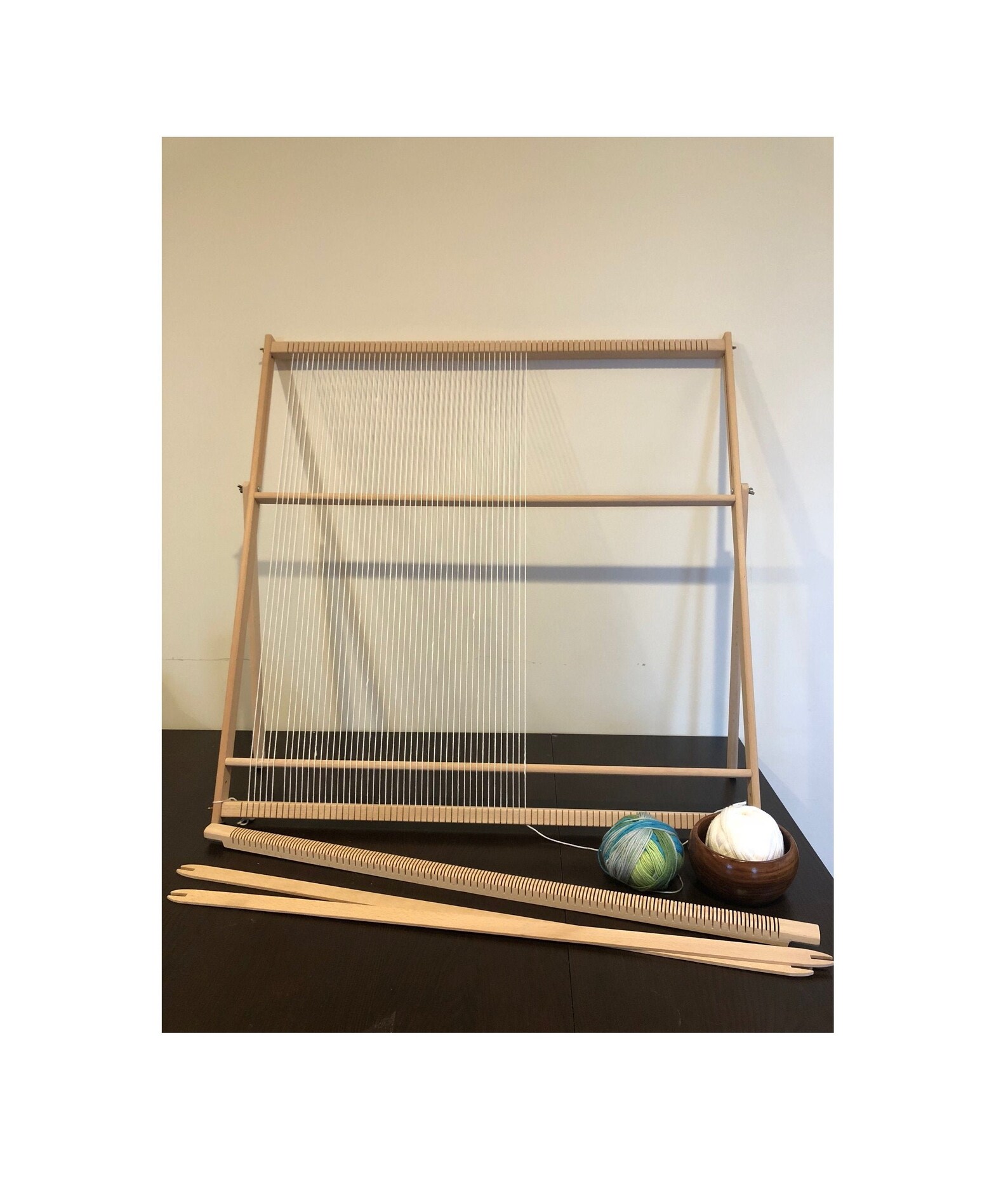 Huge Professional Weaving Loom Kit With Adjustable Stand 89 Cm X 87 Cm ...