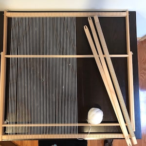 Huge Professional Weaving Loom Kit With Adjustable Stand (89 Cm X 87 Cm ...