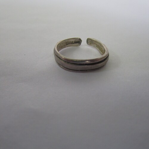 Vintage Split Sterling Band Vintage Sterling Ring Unique - Etsy
