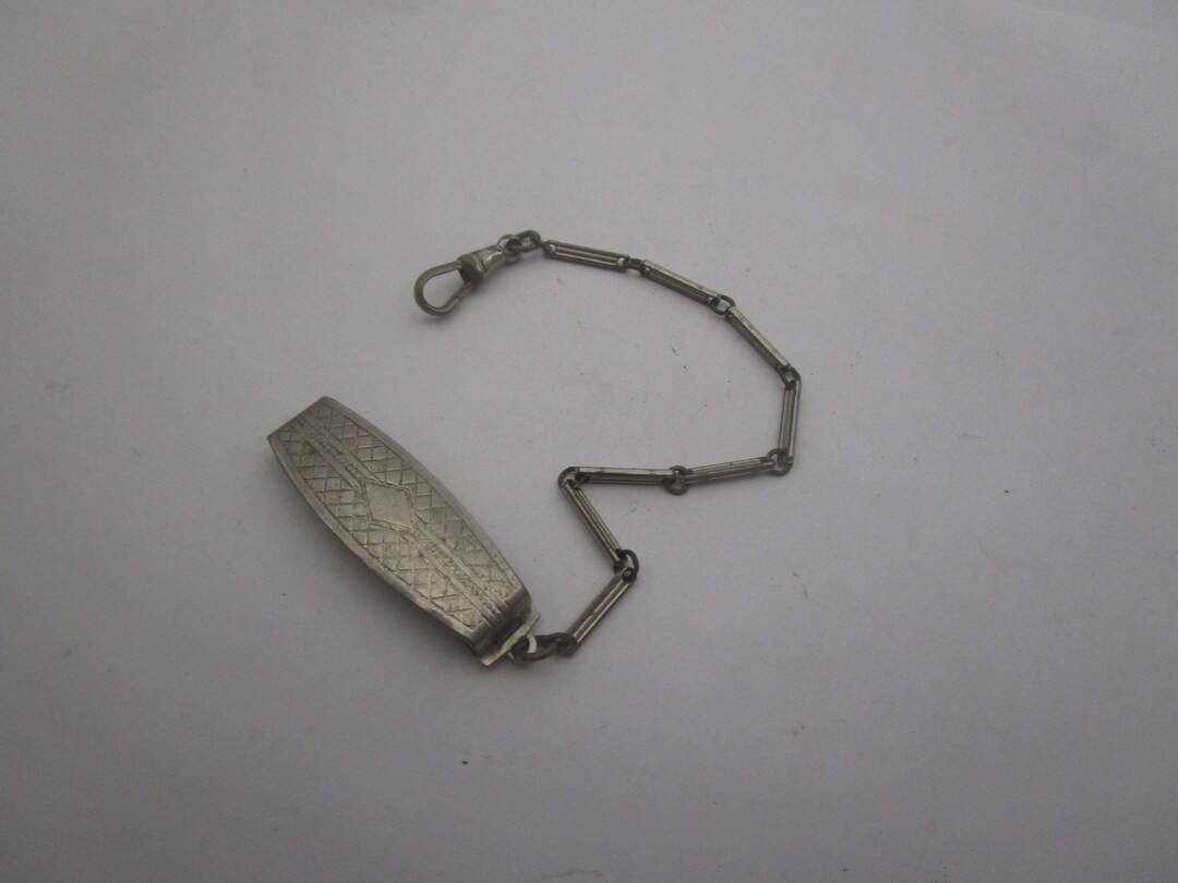 Antique Art Deco Fancy Pocket Watch Chain - Etsy