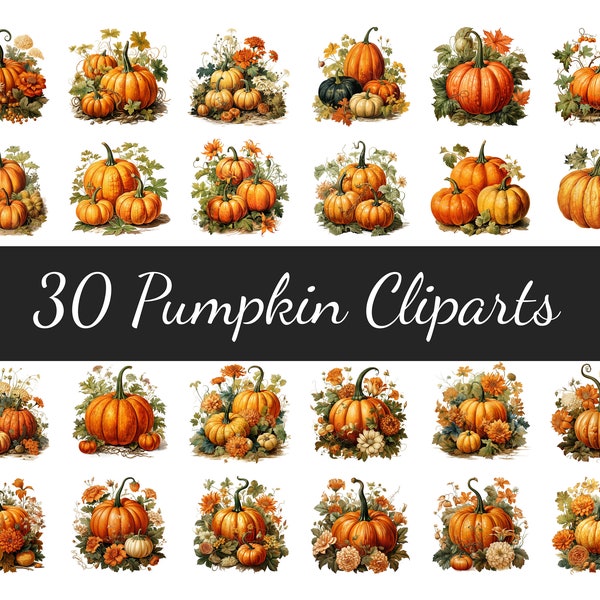 Fall Clipart - Etsy