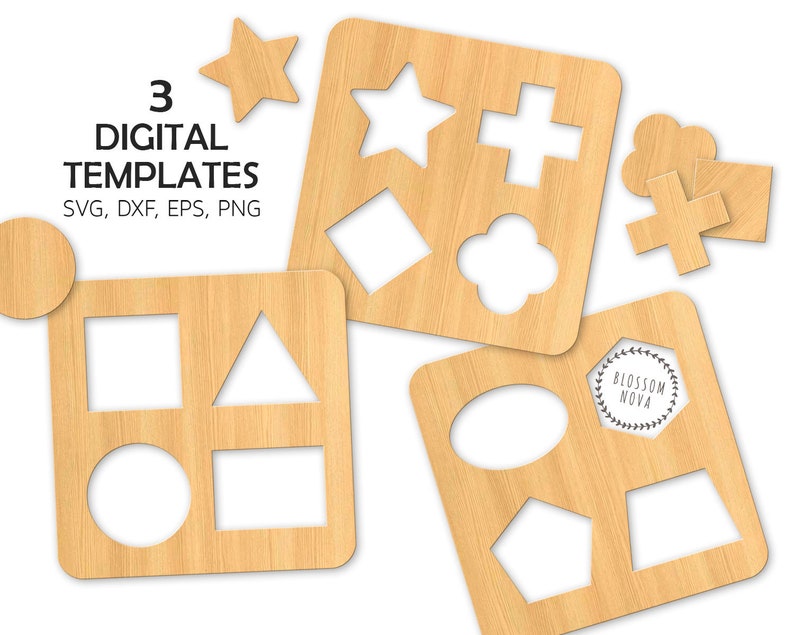 Montessori Puzzle Svg, Educational Game Cutting File, Laser Cut Vector ...