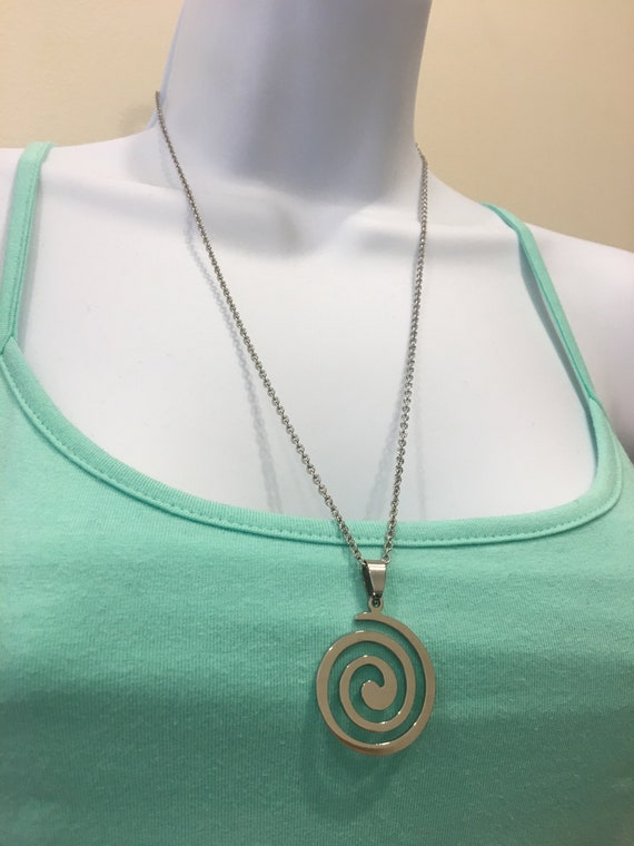 Vortex SPIRAL Stainless Steel Necklace 2.3-2.5mm Cable - Etsy