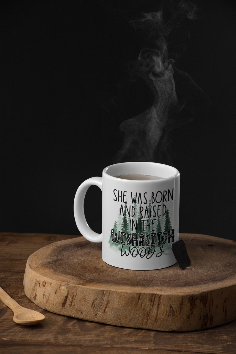 Personalized She Was Born and Raised in a Wish a Bitch Woods - Etsy ...