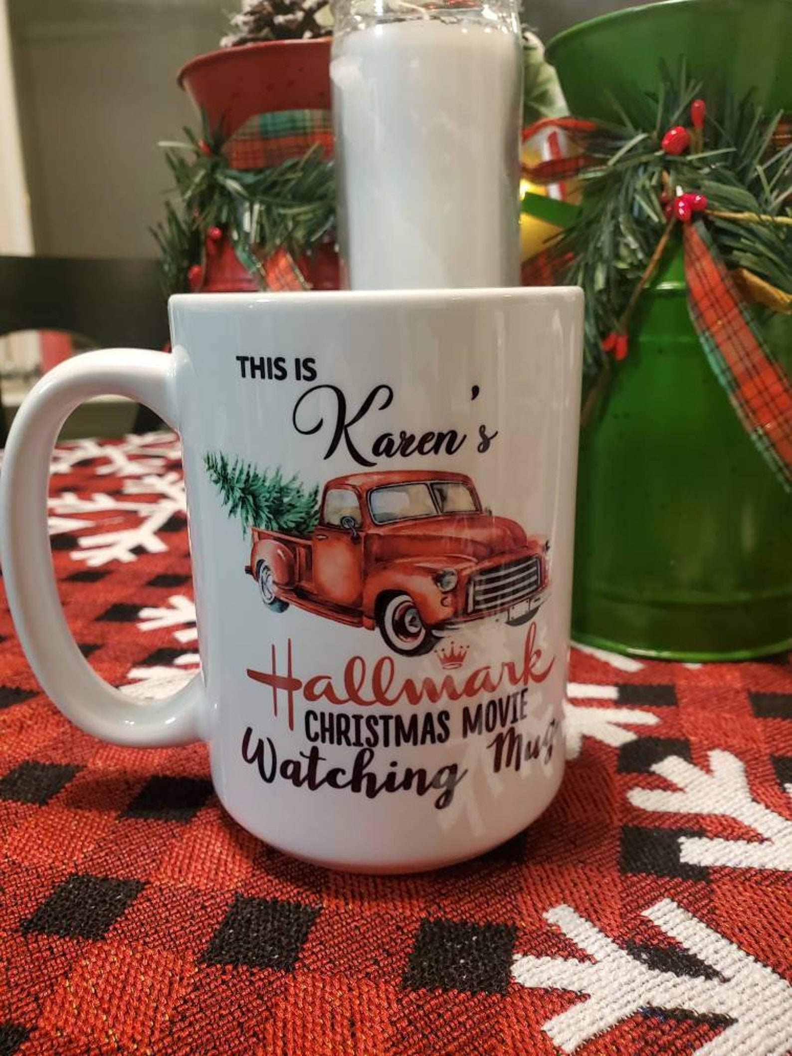 Personalized This is My Hallmark Christmas Movie Watching Mug Christmas ...
