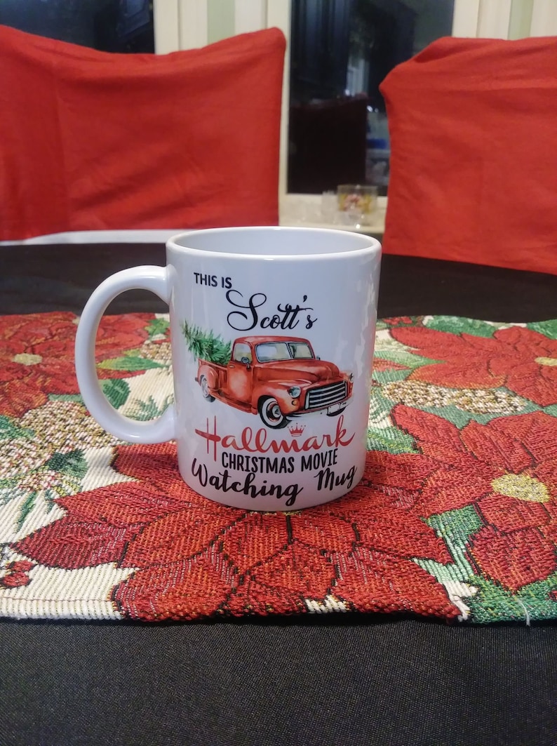 Personalized This is My Hallmark Christmas Movie Watching Mug - Etsy