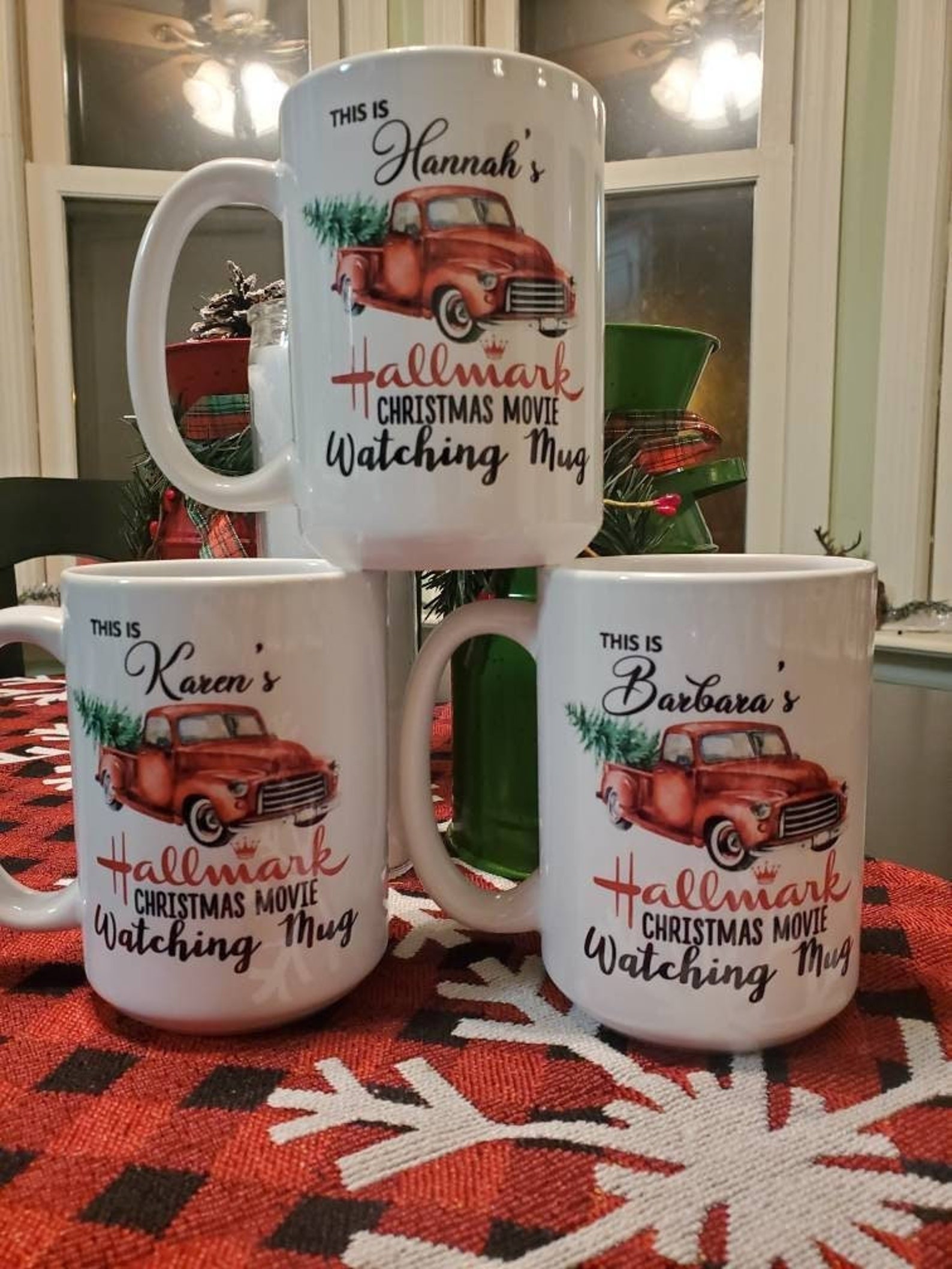 Personalized This is My Hallmark Christmas Movie Watching Mug Christmas ...