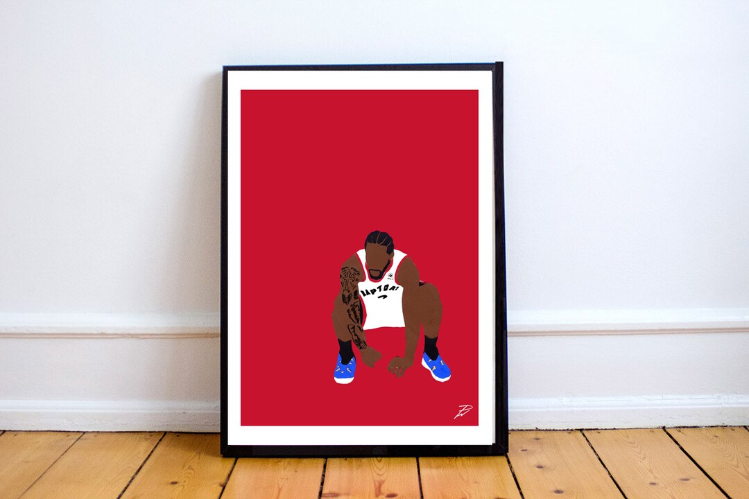 Kawhi Leonard the Shot II Poster Print. A4/A3 Kawhi LA - Etsy
