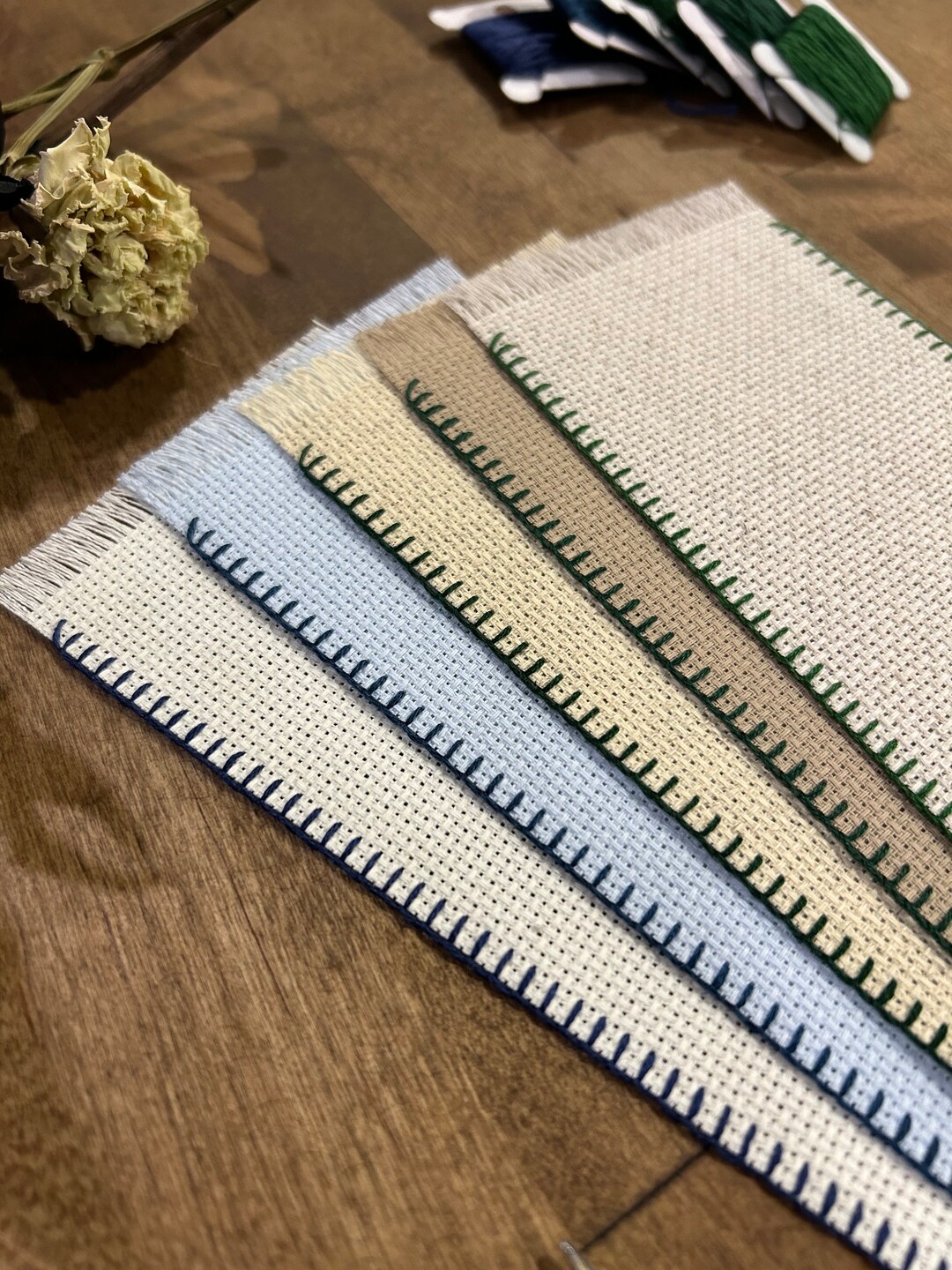 Cross Stitch Bookmarks Blank 14ct Aida Set of 5 - Etsy