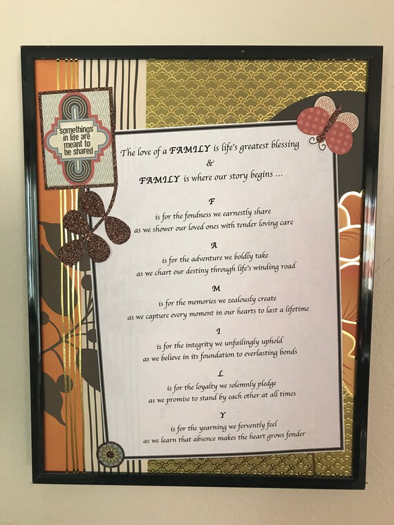 Family Acrostic Poem