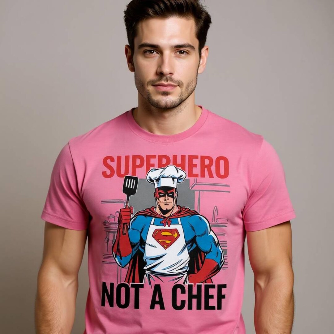 Superhero Kitchen Boss Tee - Not Just a Chef! - Etsy