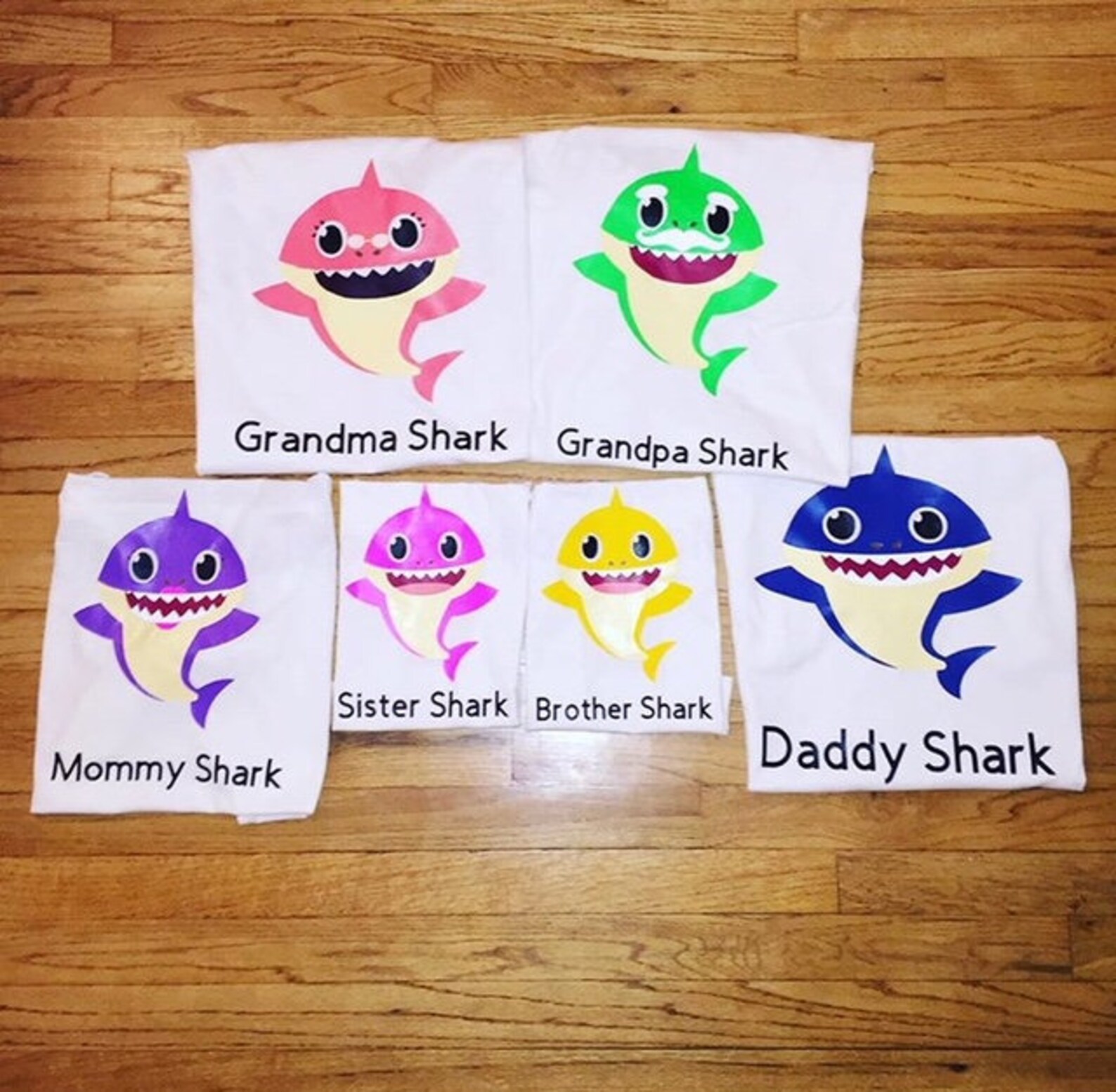 Shark Family - Etsy