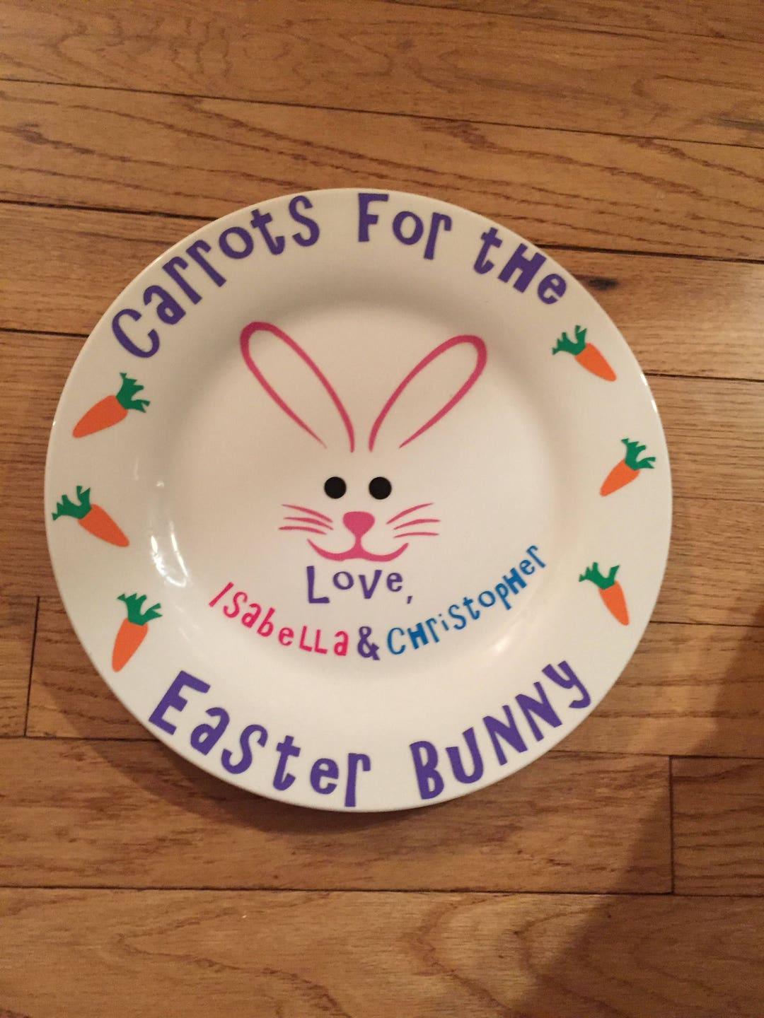 Personalized Easter Plate - Etsy