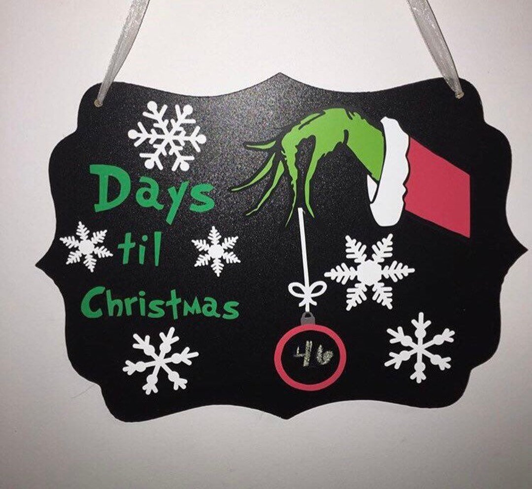 Grinch Countdown - Etsy