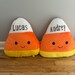 Personalized Halloween Candy Corn and Ghost - Etsy