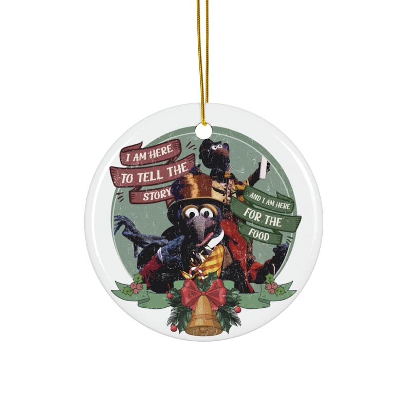 Muppet Christmas Carol Ceramic Ornament, Rizzo and Gonzo, I Am Here to ...