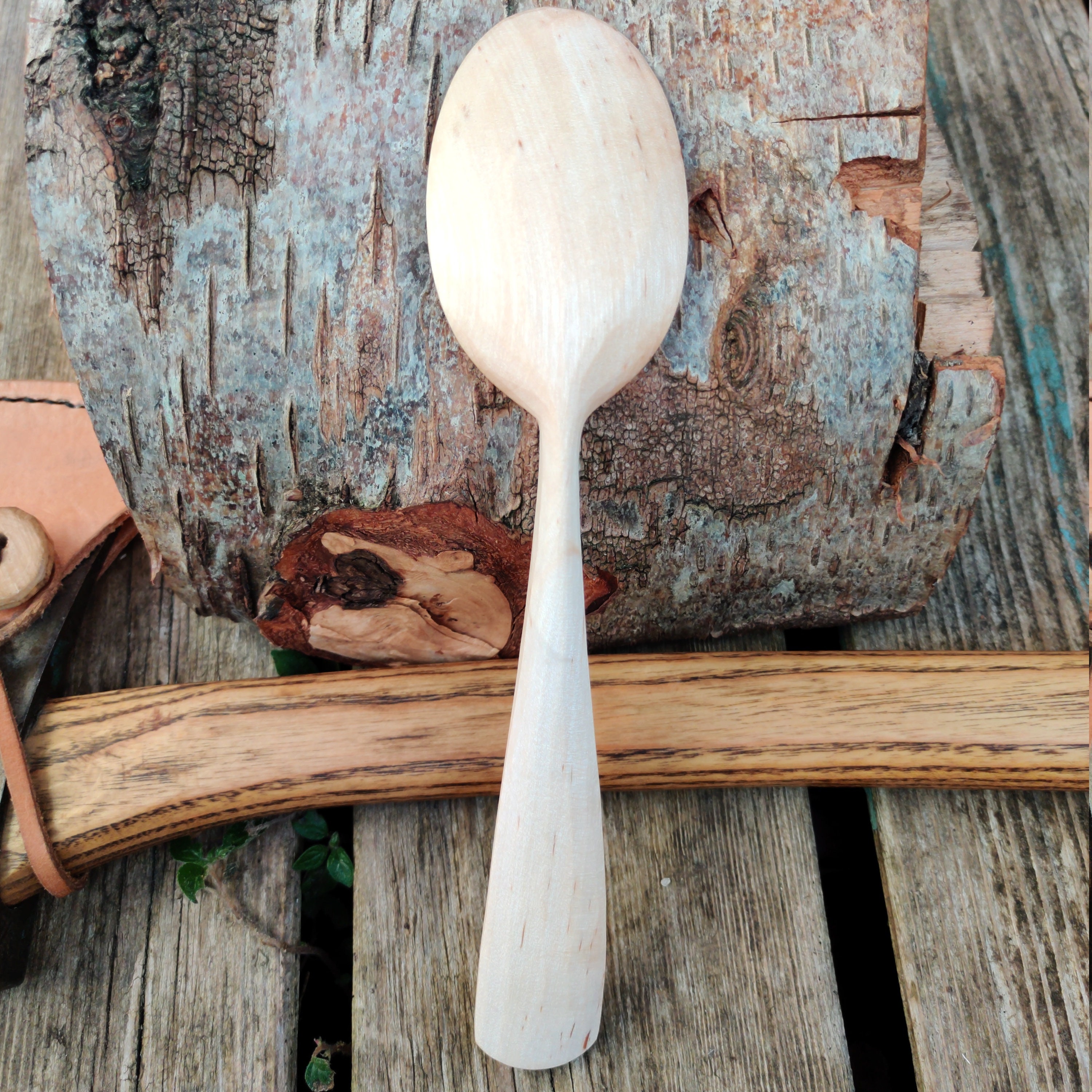 Handcrafted Birch Spoon, Long Handled - Etsy UK