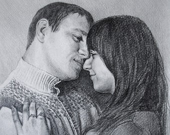 Custom Sketch by Photo. Personalized Gift. Custom Portrait | Etsy