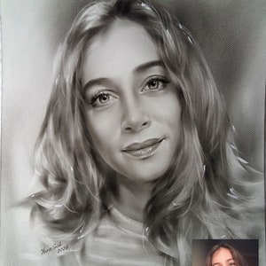 Custom Sketch by Photo. Personalized Gift. Custom Portrait | Etsy