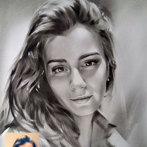 Custom Sketch by Photo. Personalized Gift. Custom Portrait | Etsy