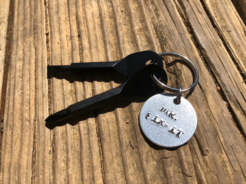 Fathers Day custom Screwdriver Set Key Ring - Etsy