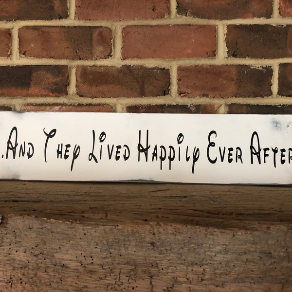 Happily Ever After Sign - Etsy