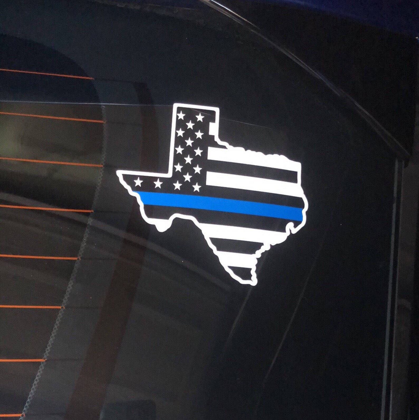 Texas Thin Blue Line Decal | Etsy
