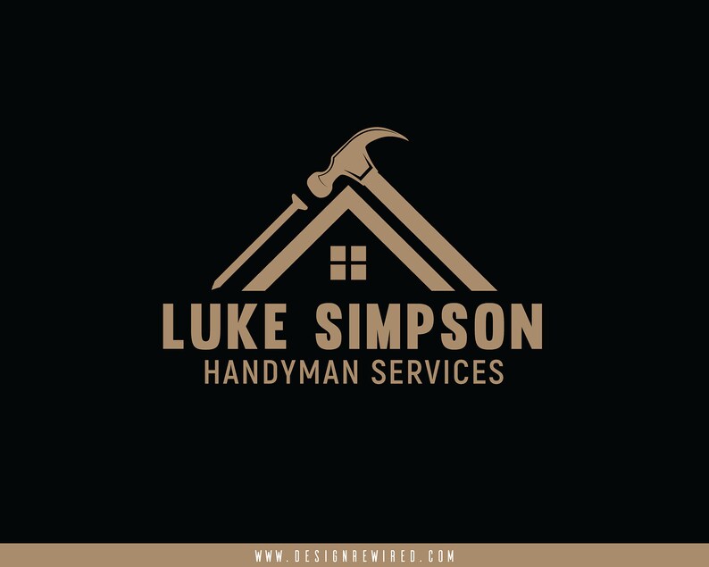 Premade Logo Handyman Logo Home Repair Logo Home Maintenance Logo ...
