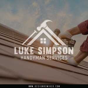 Premade Logo · Handyman Logo · Home Repair Logo · Home Maintenance Logo ...