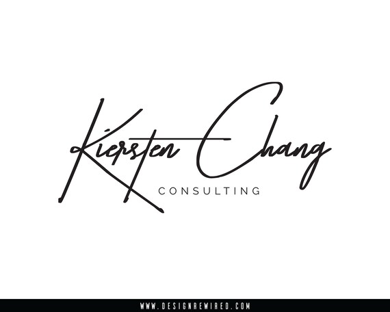 Premade Logo Script Logo Typography Logo Calligraphy - Etsy Canada