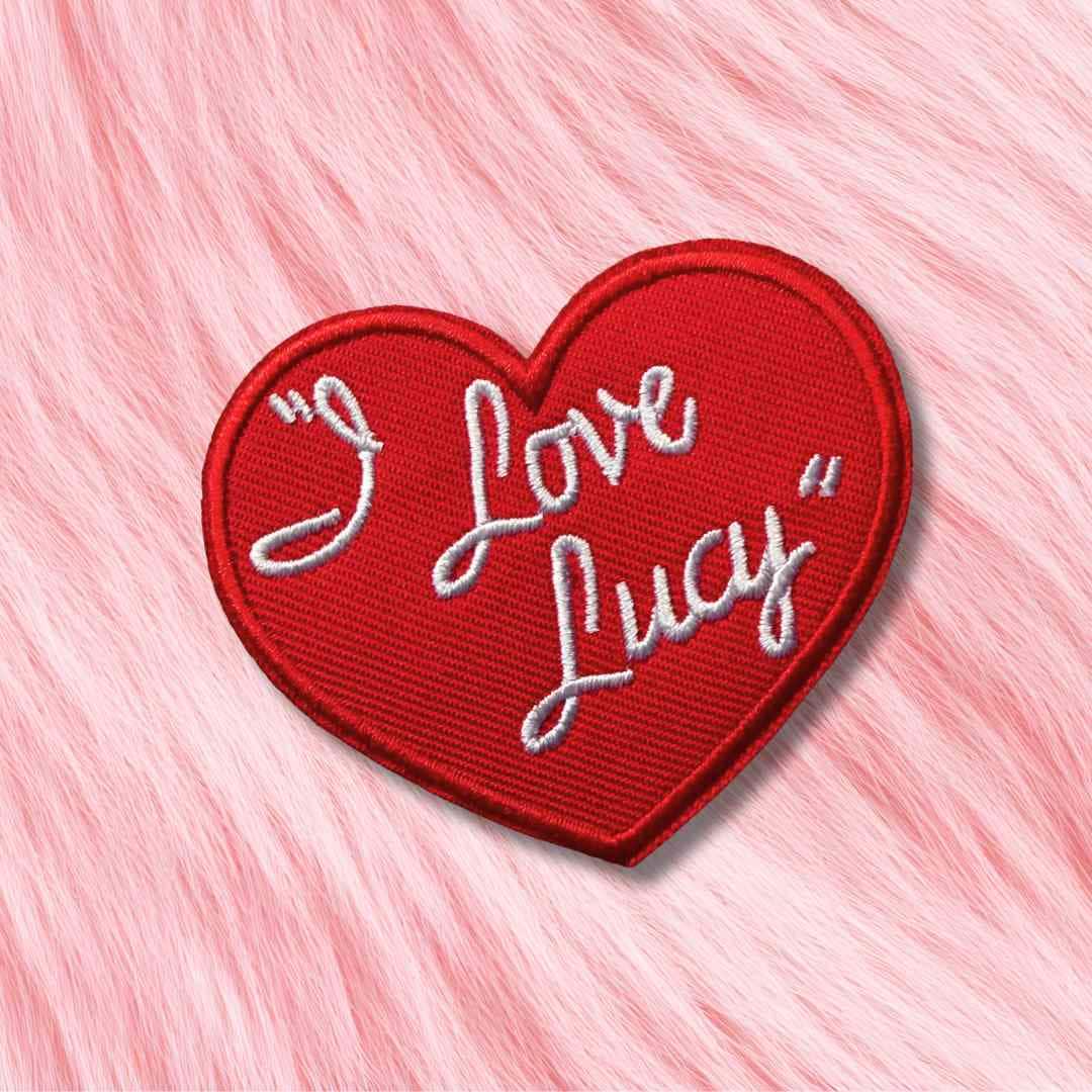 I Love Lucy Heart Patch - Etsy