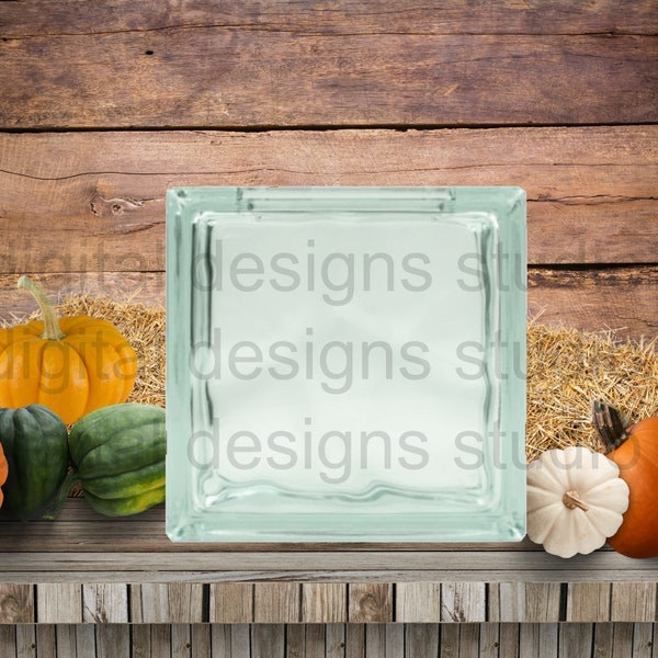 Decorative Glass Block Mockup for Your Vinyl Designs JPEG Digital ...