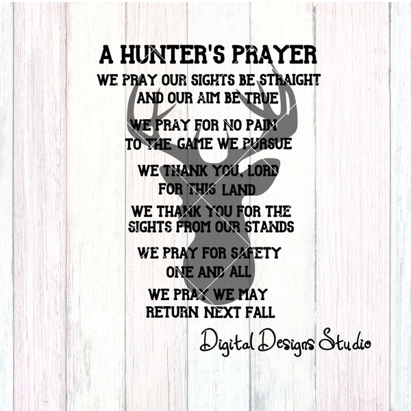 Hunters Prayer - Etsy